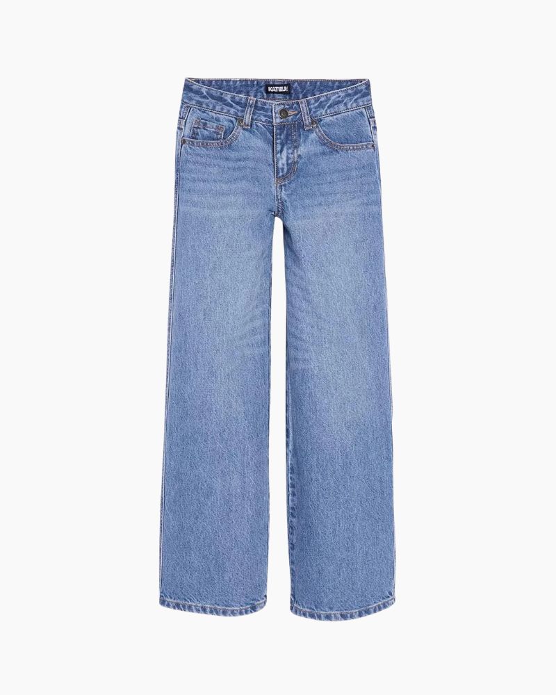 WIDE LEG CHICAGO LOW RISE JEAN – Wee Chic Boutique